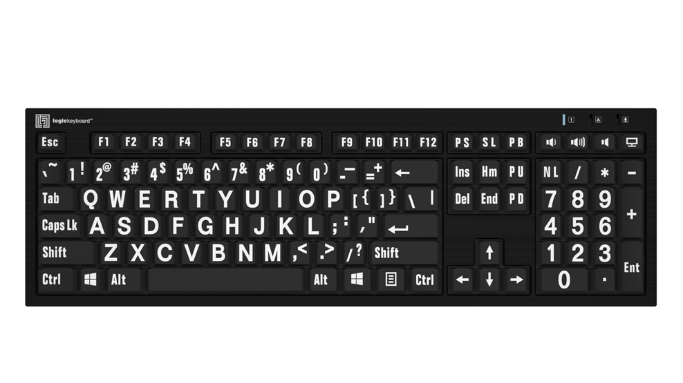 Large Print Keyboards for visually impaired - Mac & PC