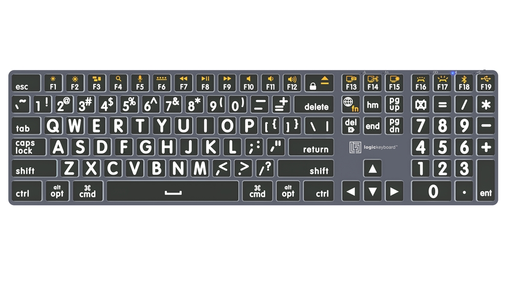 Large Print Keyboards for visually impaired - Mac & PC