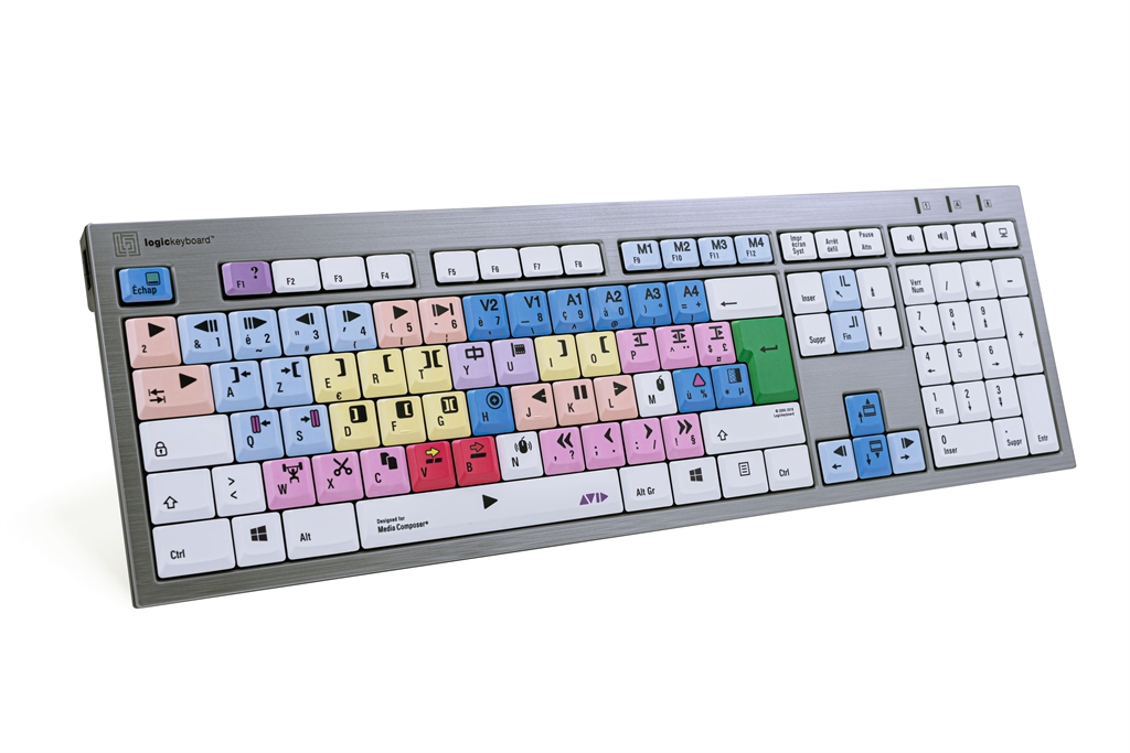 Logickeyboard Avid Media Composer PC keyboard